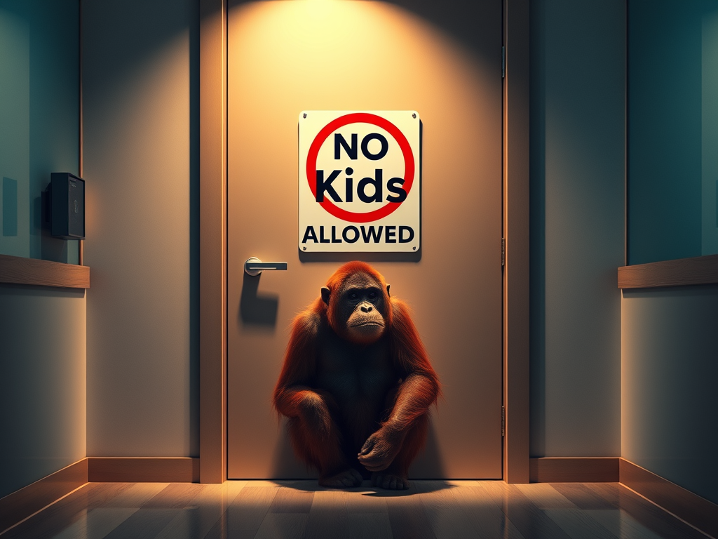 “No Kids Allowed at Work” – Bloggyness